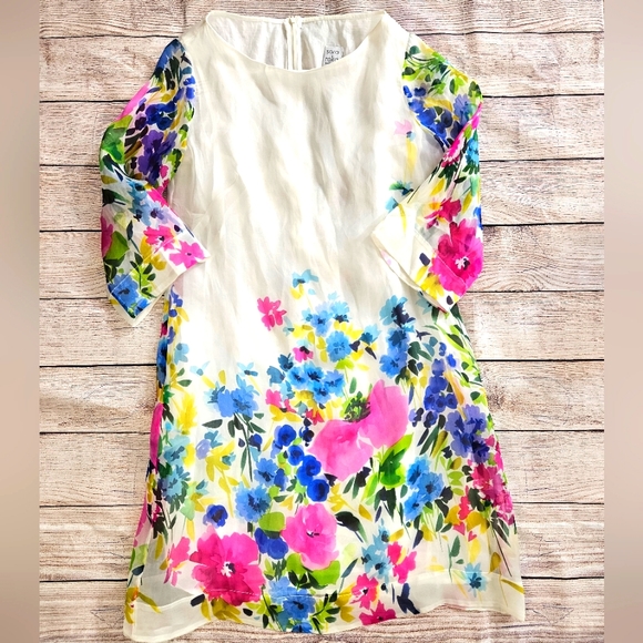 Sara Roka | Dresses | Sara Roka Made In Italy Organza Silk Sheer Lined ...